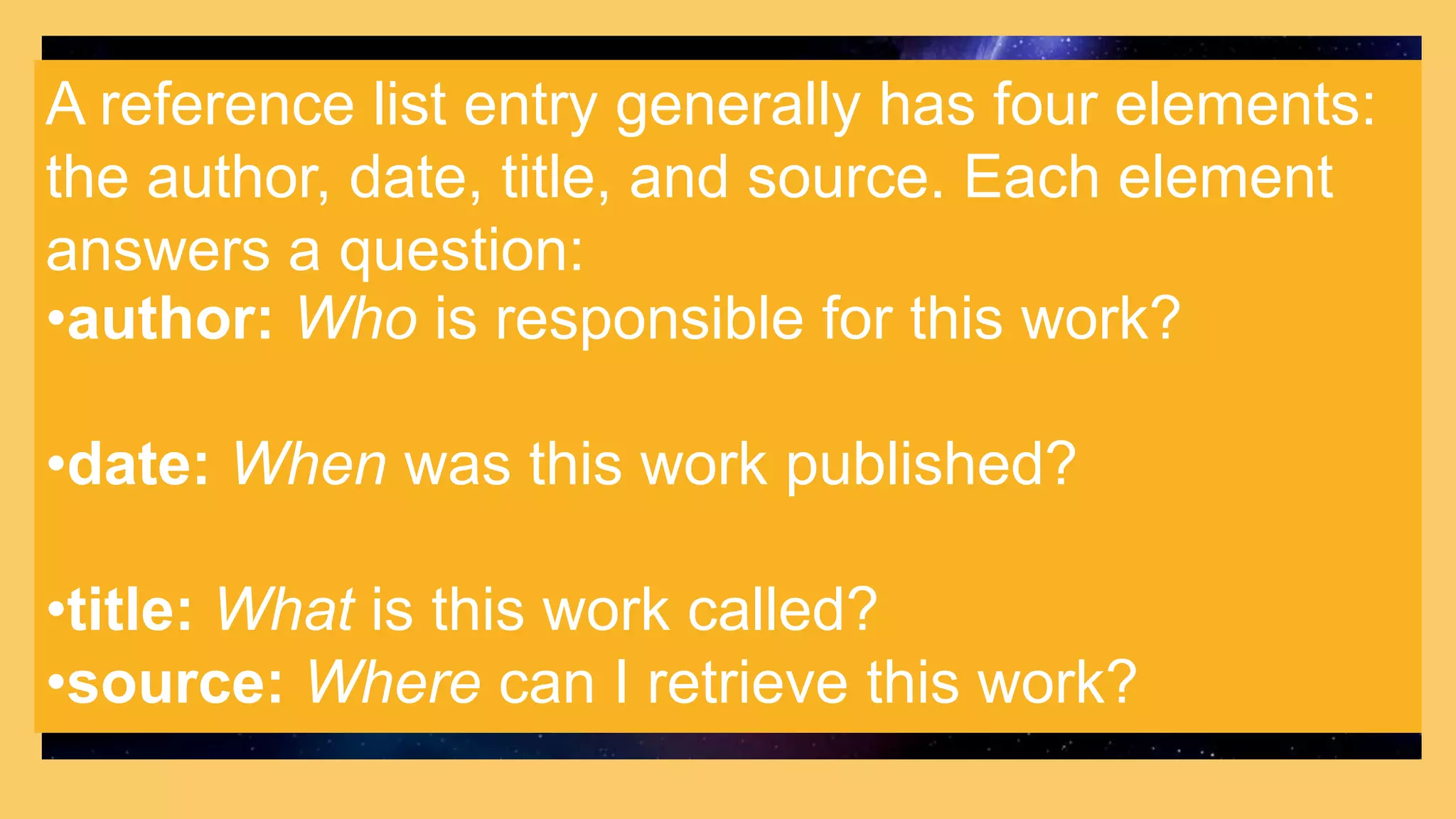 APA 7th Edition References | PPTX