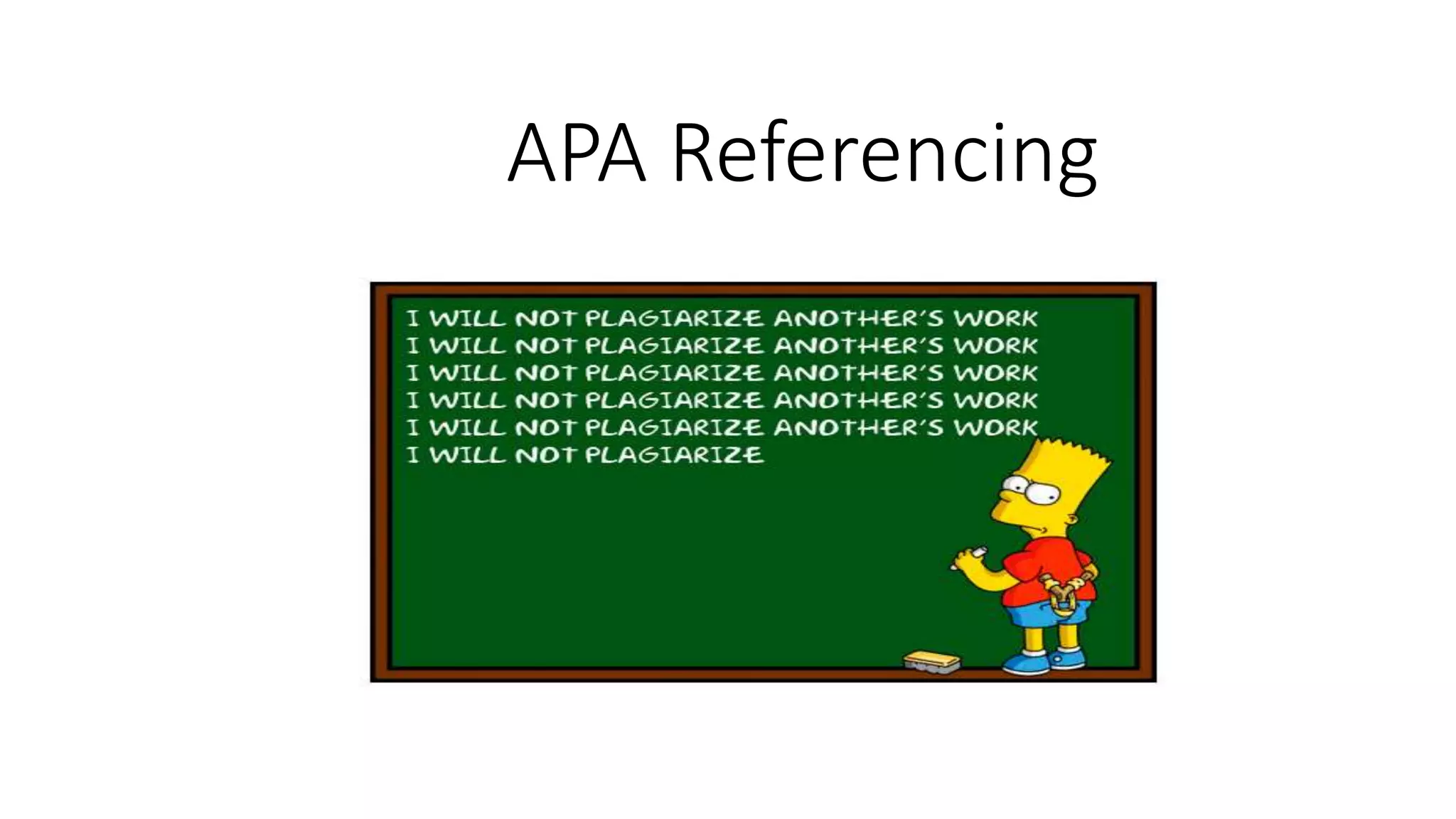 Apa referencing | PPTX