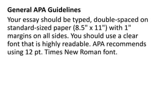 Apa referencing | PPTX