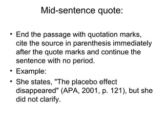 APA referencing | PPT