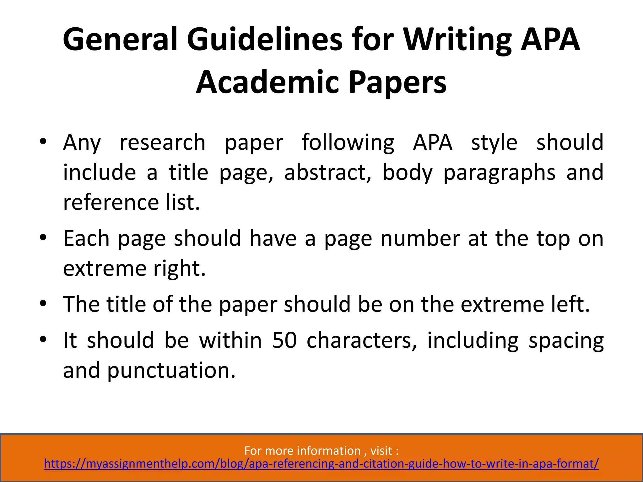 APA Referencing and Citation Guide How to Write in APA Format | PPTX