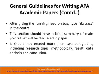 APA Referencing and Citation Guide How to Write in APA Format | PPTX