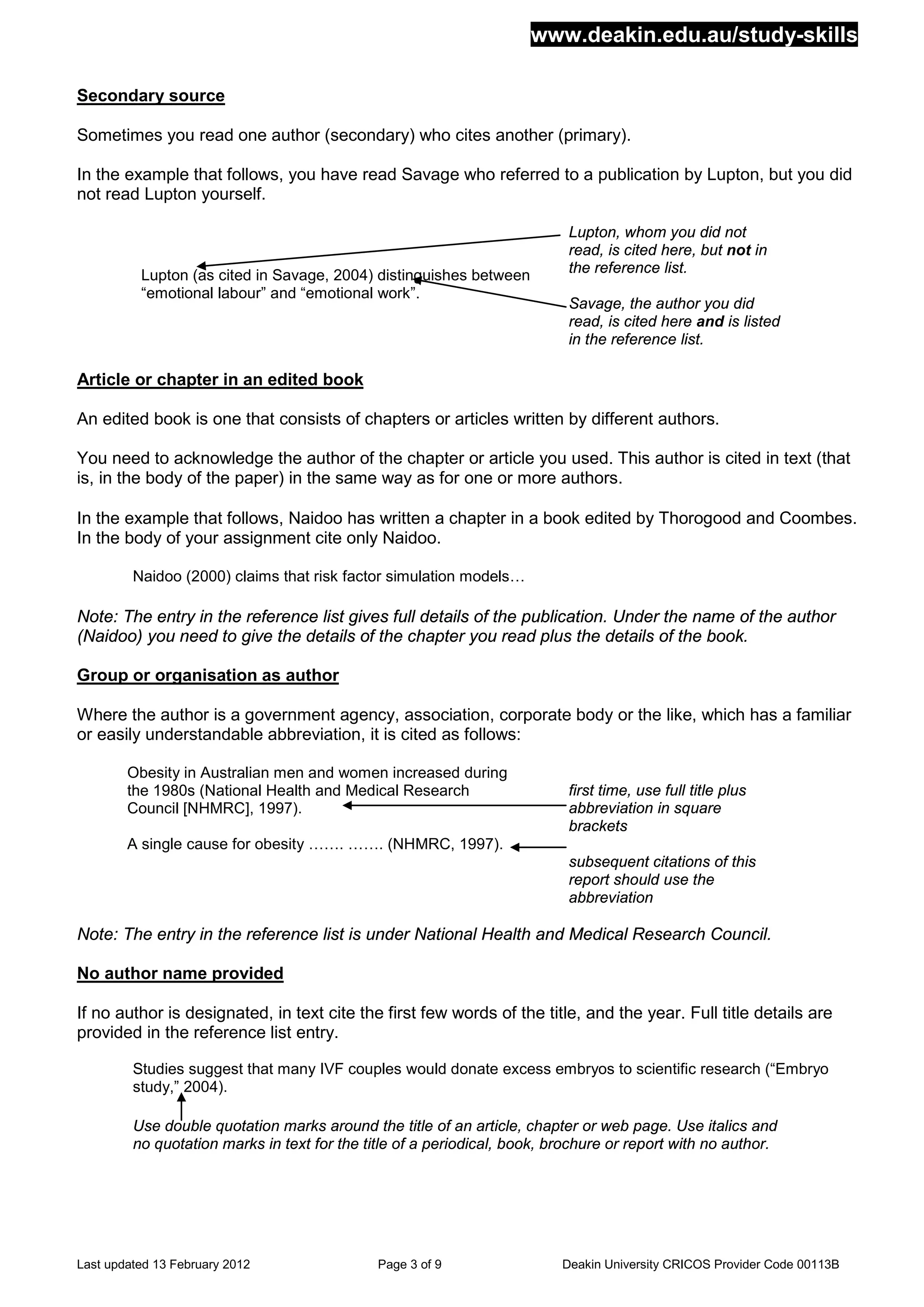 APA Reference Guide | PDF