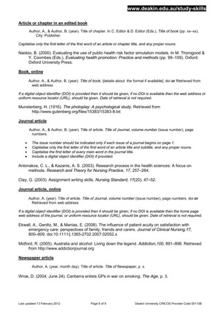 APA Reference Guide | PDF