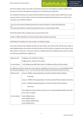 APA Referencing Style | PDF