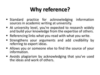 APA referencing format . Citation , plagiarism , Refrencing 2023 ...