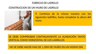 tipos de aparejo de ladrillo mas comunes | PPTX