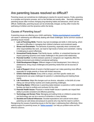 A parenting issues .pdf