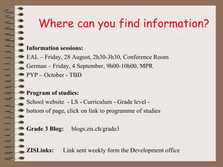 A Parent’S Guide To Grade Three | PPT