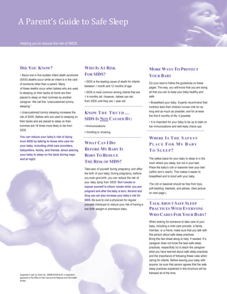 A parent's guide to safe sleep | PDF
