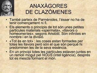 Aparicio Fil I Primers Filosofs | PPT