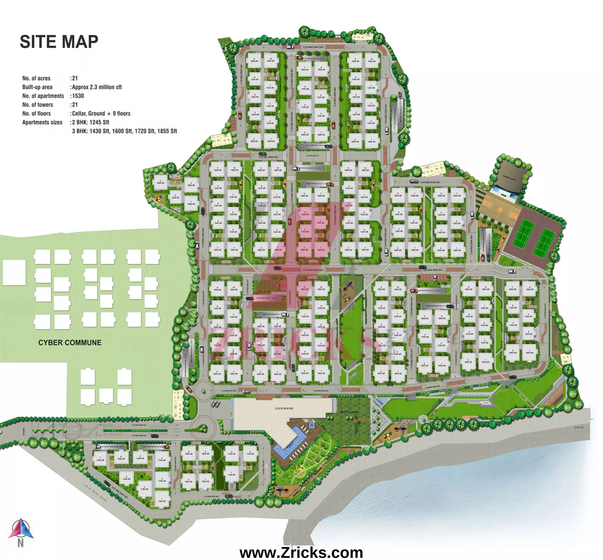Aparna Cyber Zon Brochure - Zricks.com