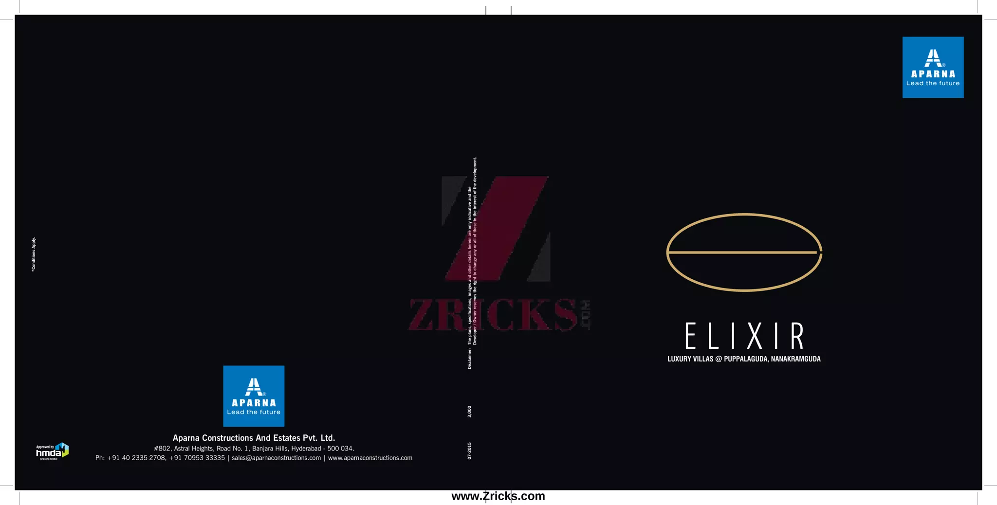 Aparna Elixir Brochure - Zricks.com
