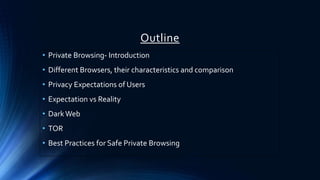 Privacy in private browsing mode | PPTX
