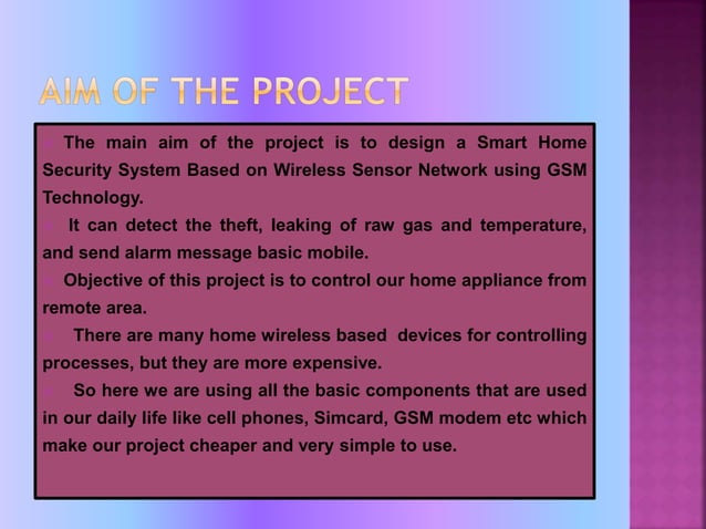 smart Home security | PPTX