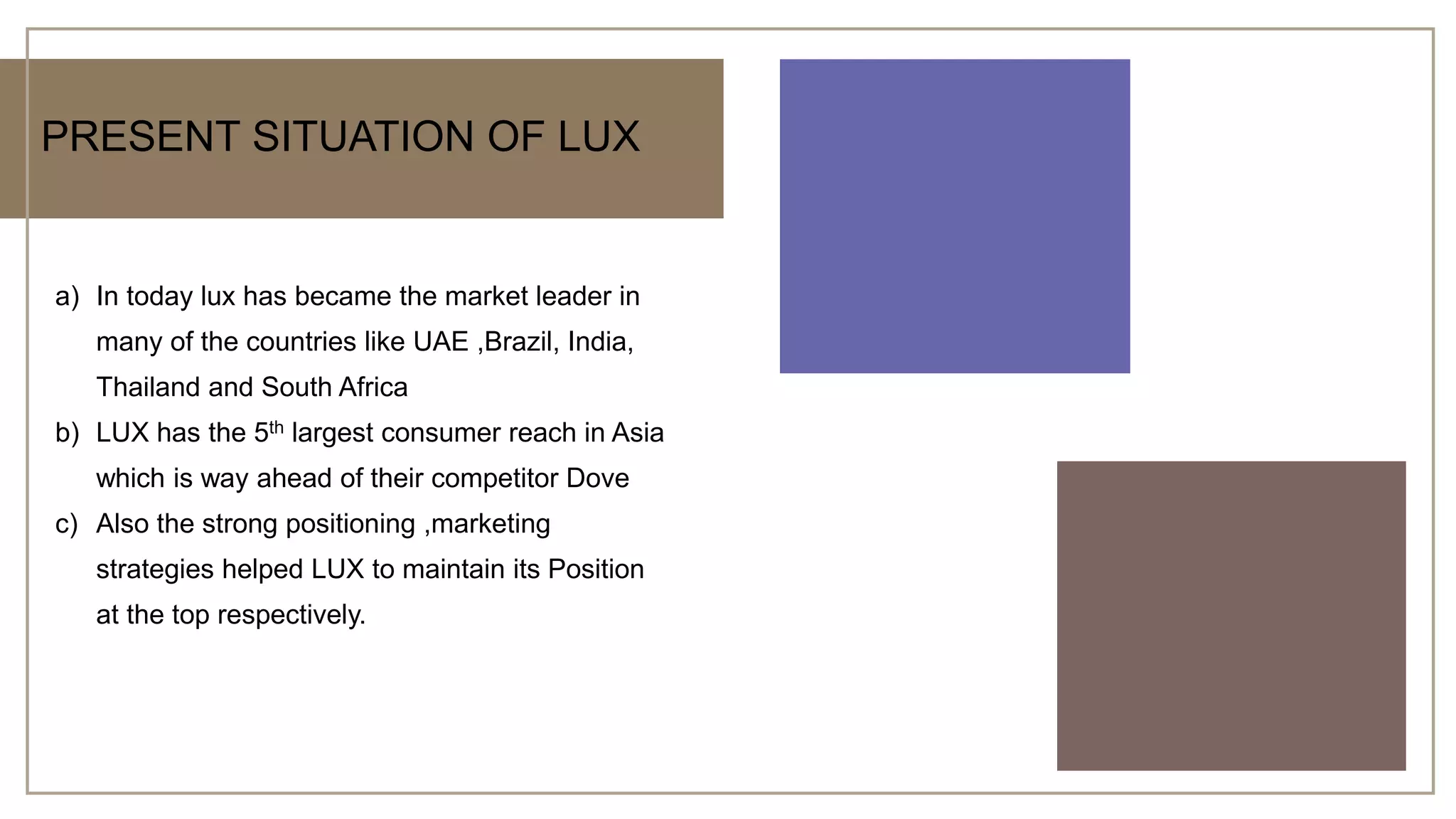 Origin of lux and product life cycle stages | PPTX