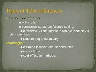 Aparna teleconferencing | PPTX