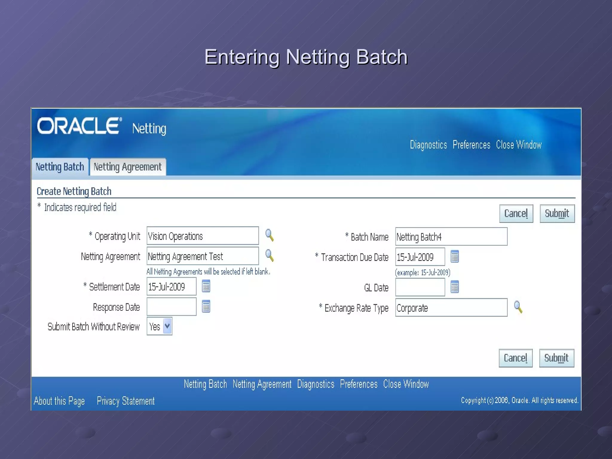 AP/AR Netting R12 | PPT