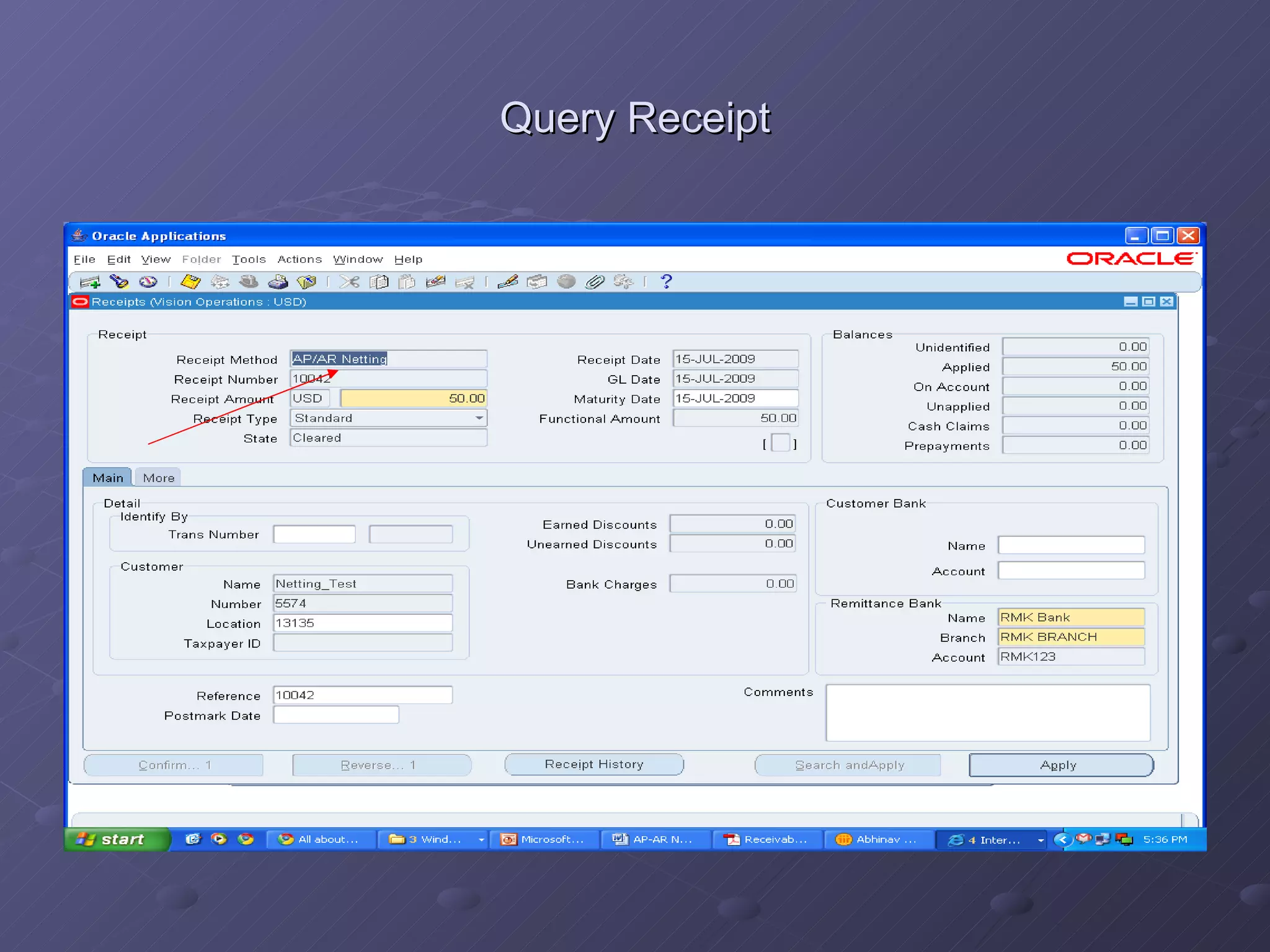 AP/AR Netting R12 | PPT