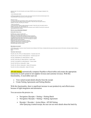 Ap ar netting | DOC