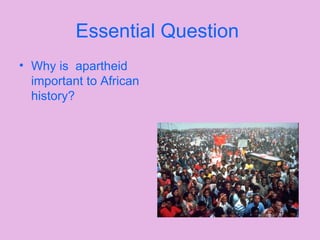 Apartheid | PPT | Debated Sensitive Social Issues | Sensitive Topics