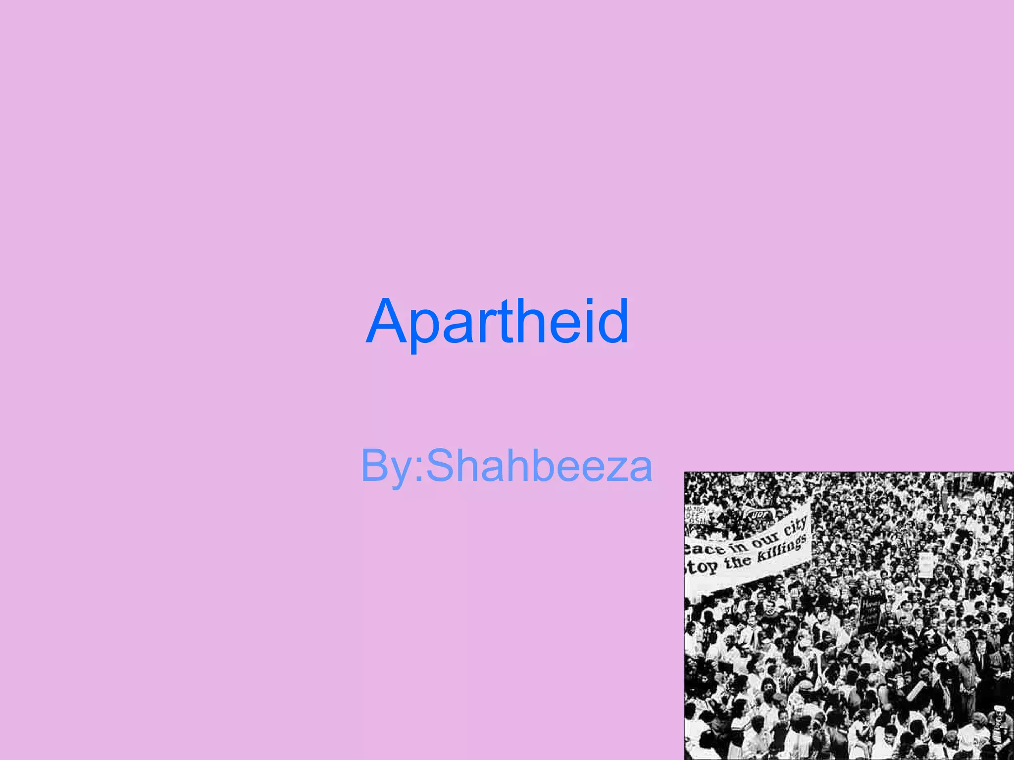 Apartheid | PPT