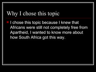 Apartheid | PPT