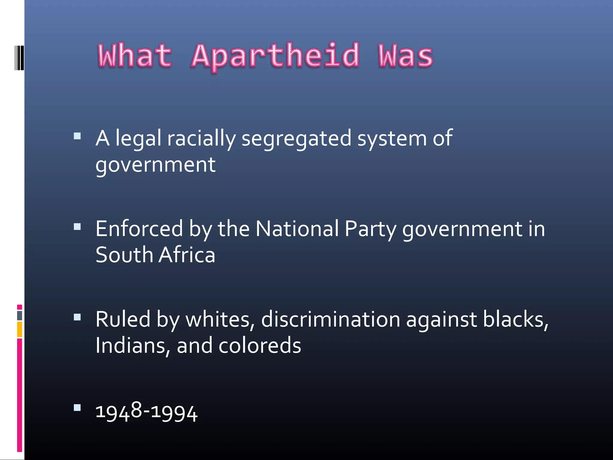 Apartheid | PPT