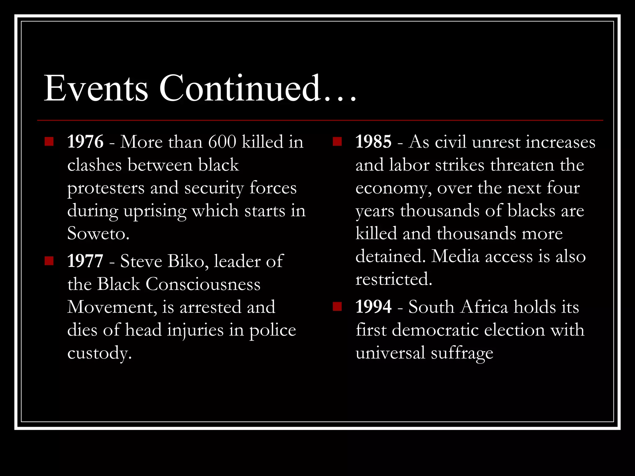 Apartheid | PPT