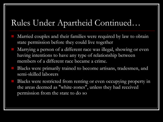 Apartheid | PPT