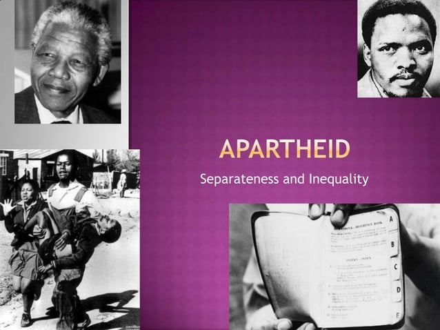CAPE History Unit Two Apartheid | PPTX