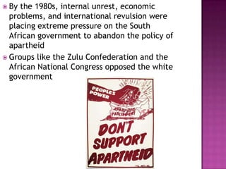CAPE History Unit Two Apartheid | PPTX
