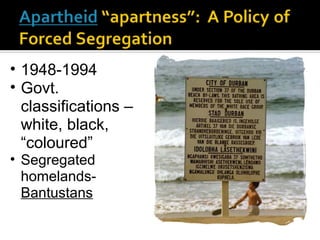 South Africa under Apartheid | PPT
