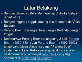 sejarah negara Apartheid di AFRIKA SELATAN.ppt