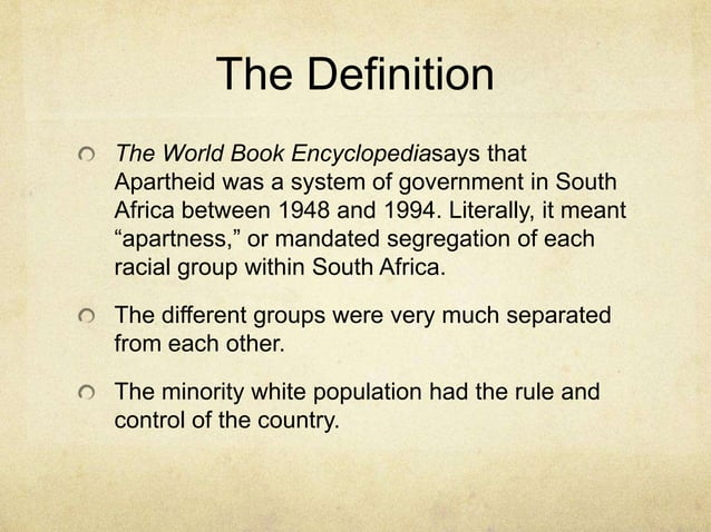 Apartheid: An Introduction for Children | PPTX | Debated Sensitive ...