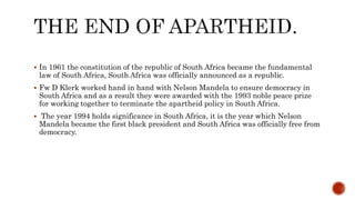 Apartheid in South Africa .pptx
