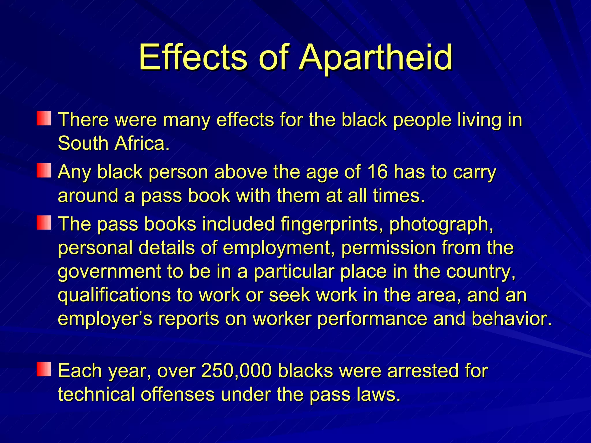 Apartheid In South Africa (2) | PPT