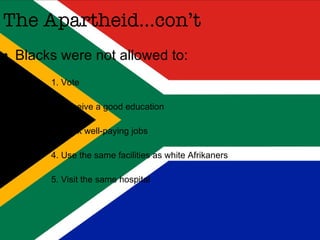 Apartheid Ppt | PPT