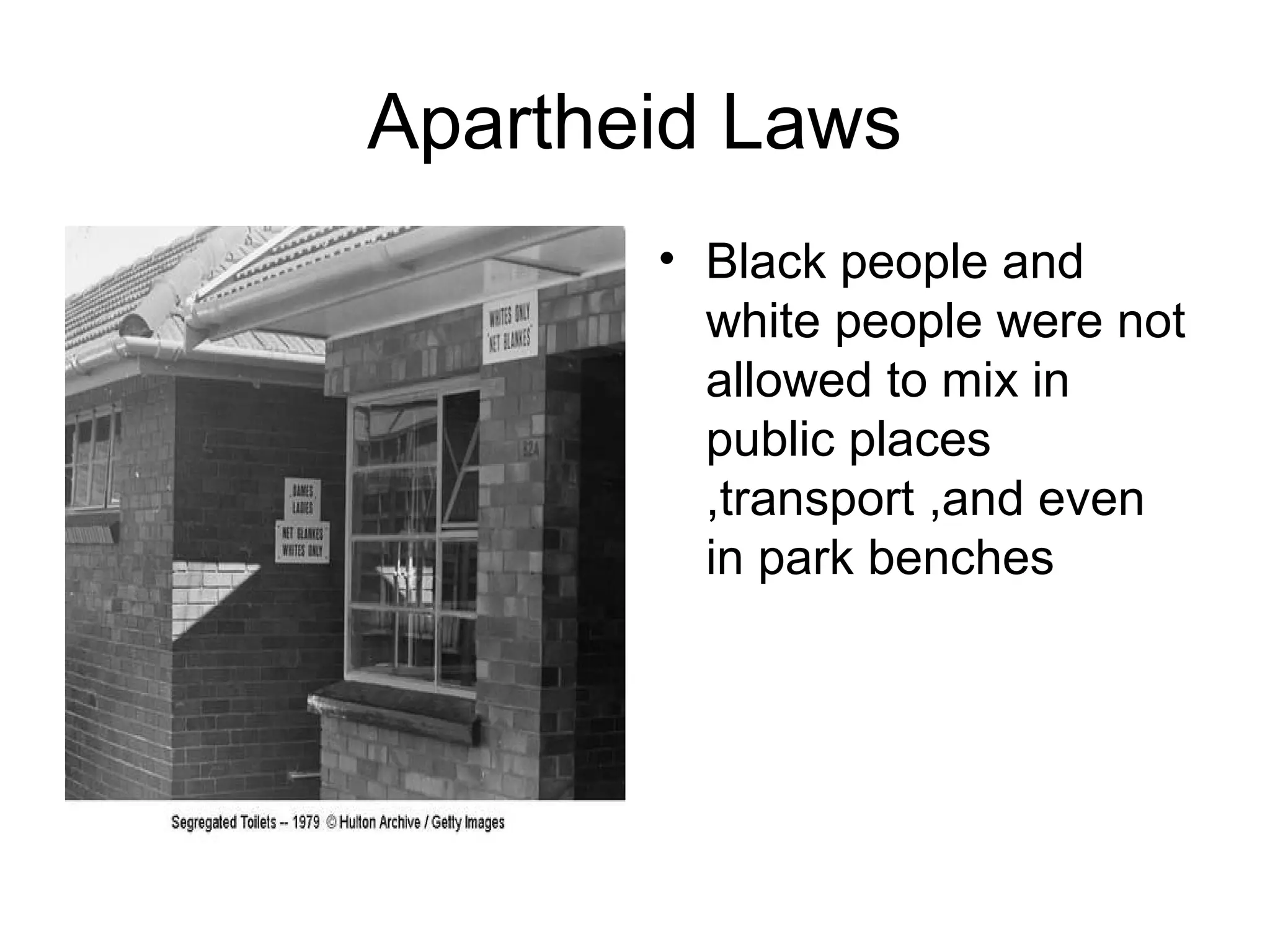 Apartheid system | PPT
