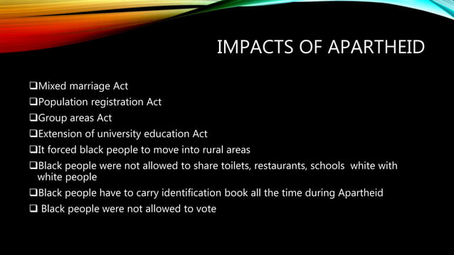 Apartheid | PPTX | Debated Sensitive Social Issues | Sensitive Topics