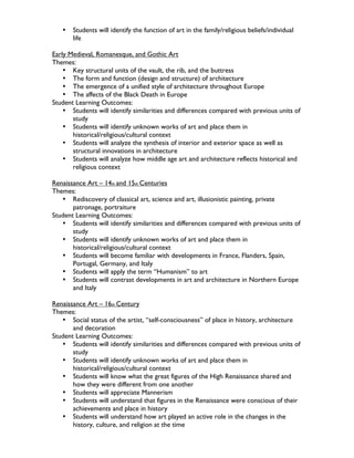 Ap art hist_syllabus_fall10 | PDF