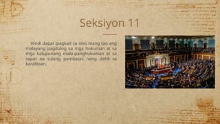 KATIPUNAN NG MGA KARAPATAN-ARTIKULO3.FILI