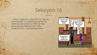 KATIPUNAN NG MGA KARAPATAN-ARTIKULO3.FILI