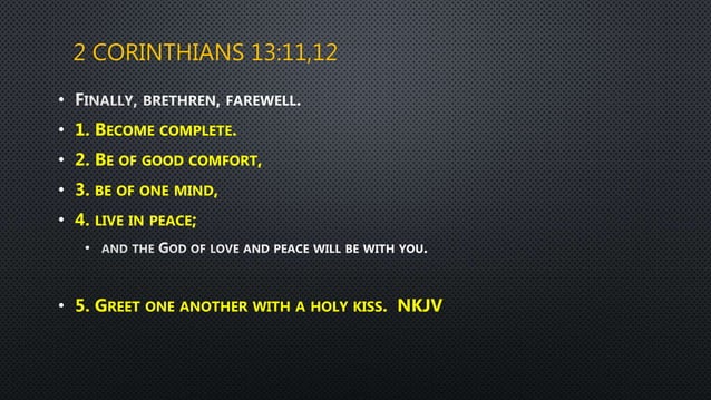 A parting admonition | PPTX