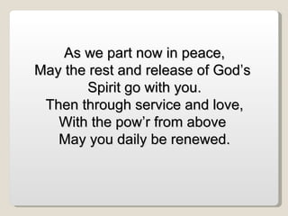 A parting prayer | PPT