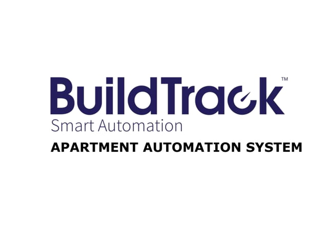 Buildtrack Apartment automaton | PPT