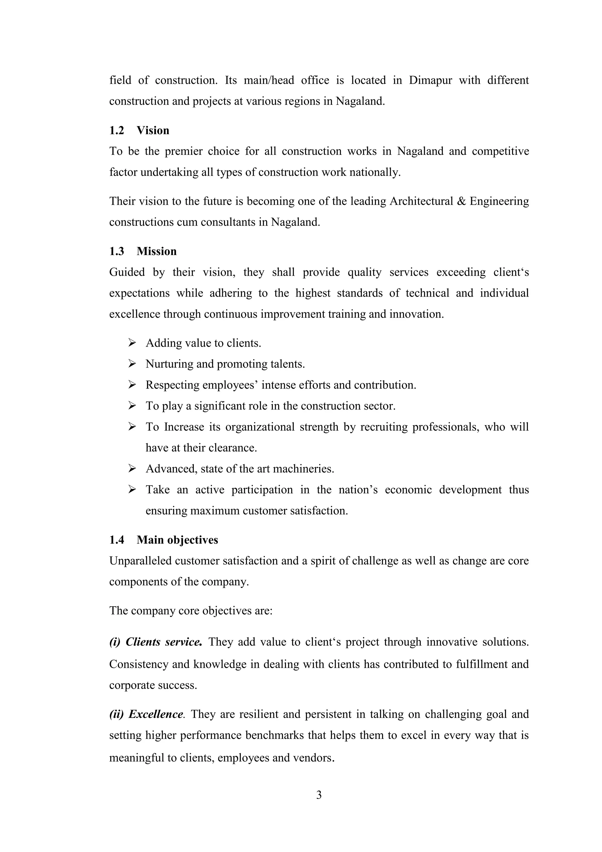 Apartment building construction project report | PDF