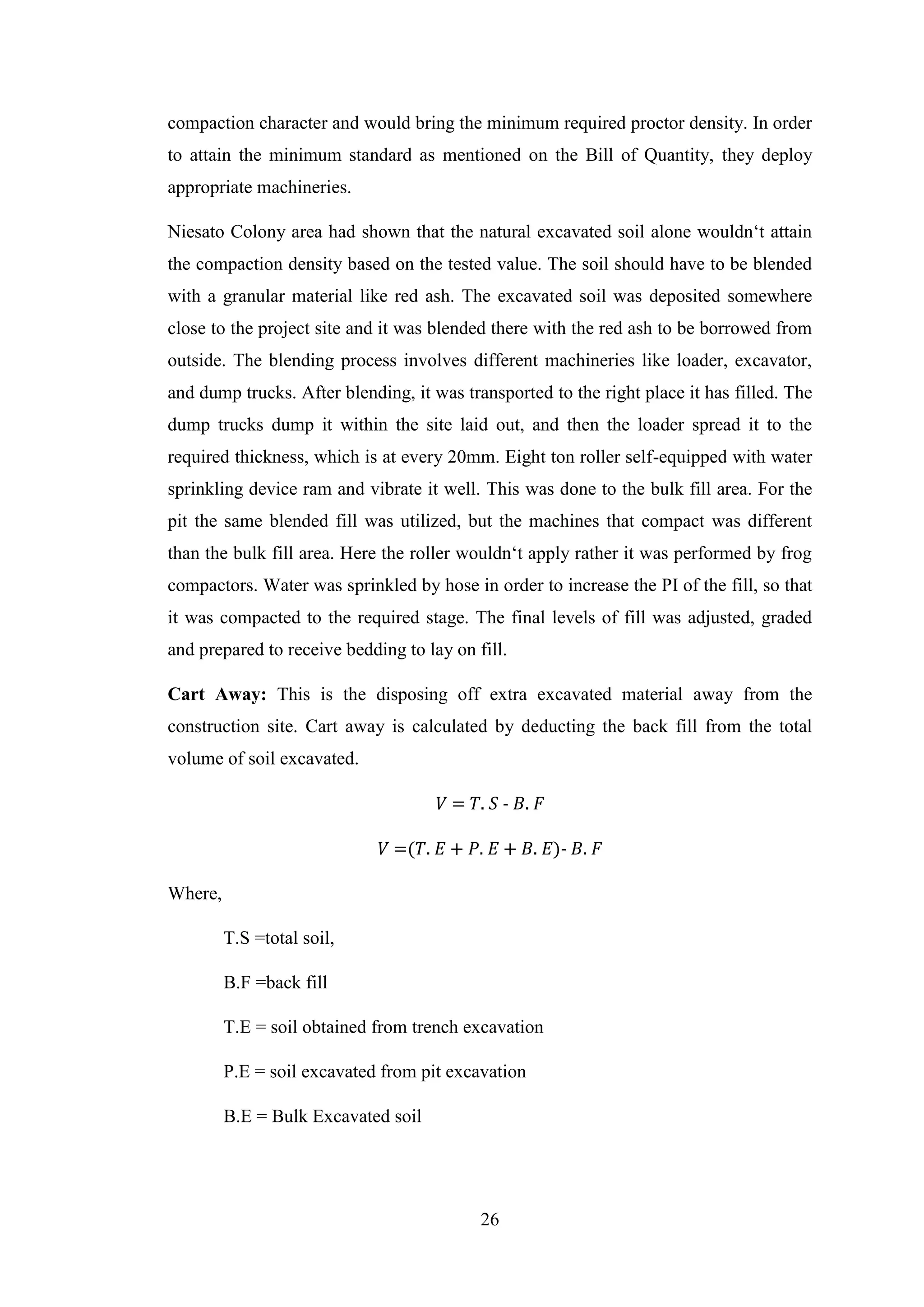 Apartment building construction project report | PDF