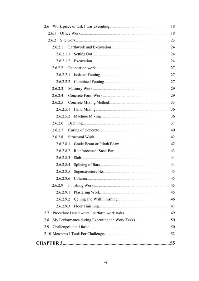 Apartment building construction project report | PDF