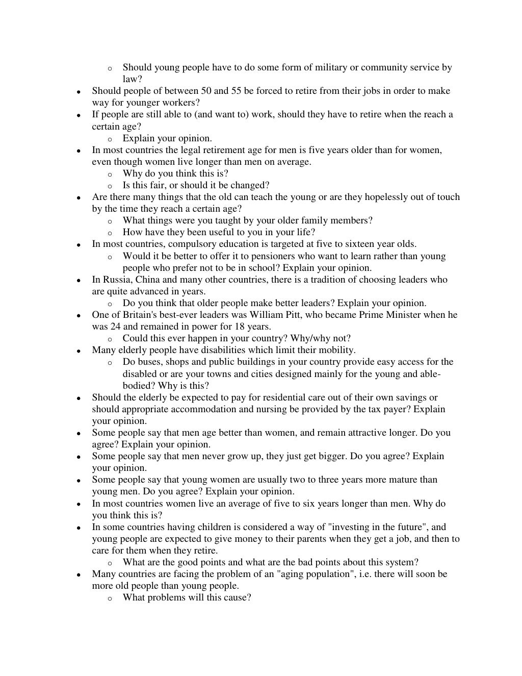 A Part Of Conversation Questions For The Esl Classroom A Part Of Conversation Questions For The Esl Classroom